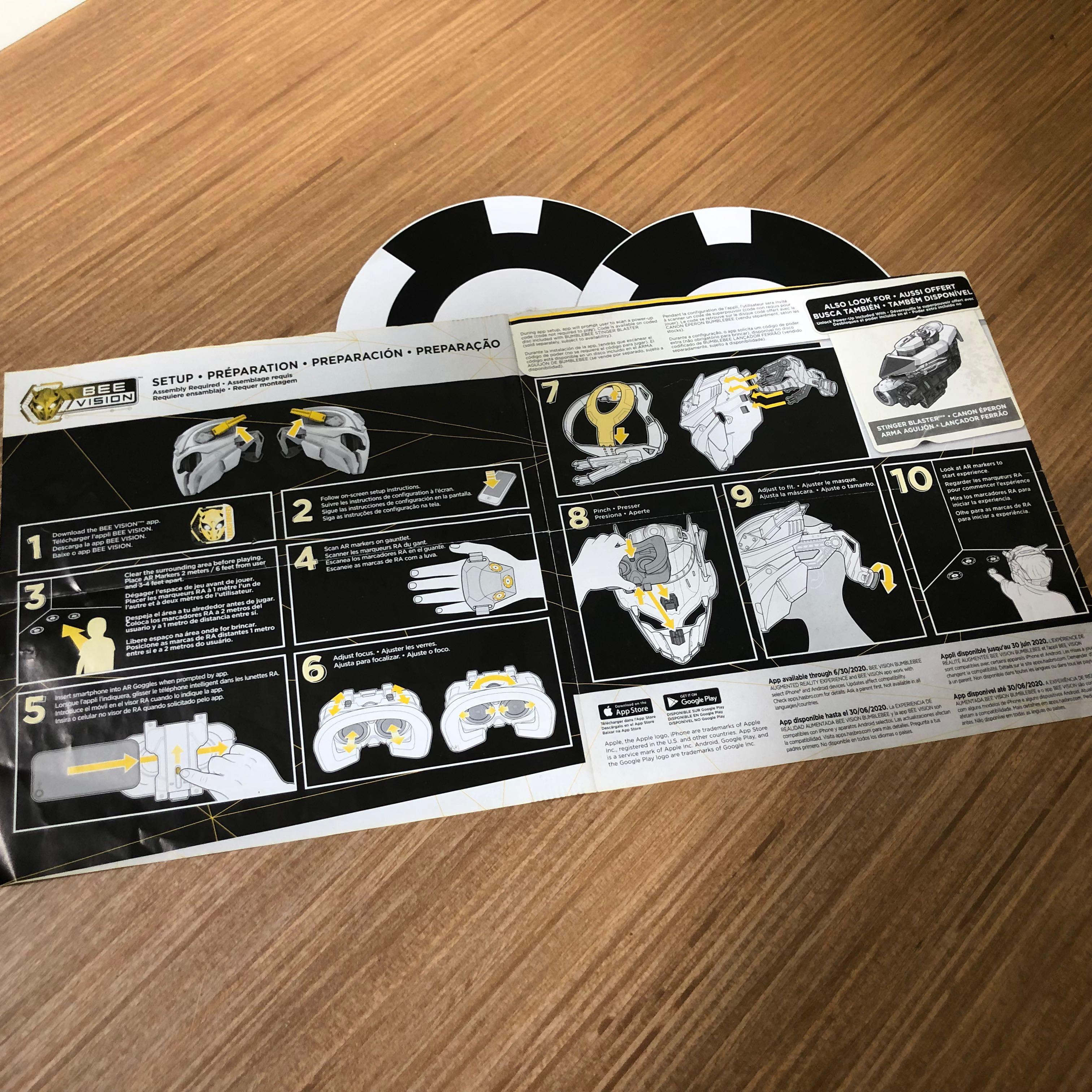 Transformers Bee Vision Augmented Reality Toy, Hobbies & Toys, Toys ...