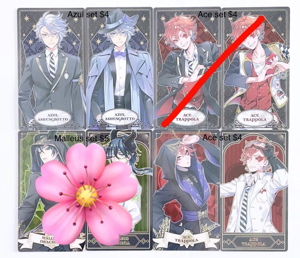 [TWST] Twisted Wonderland merchandise wafer cards metal cards shikishi ...