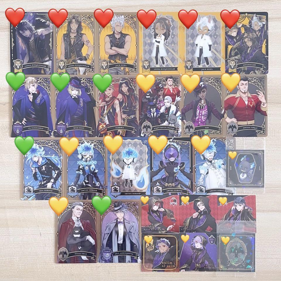 [TWST] Twisted Wonderland merchandise wafer cards metal cards shikishi ...