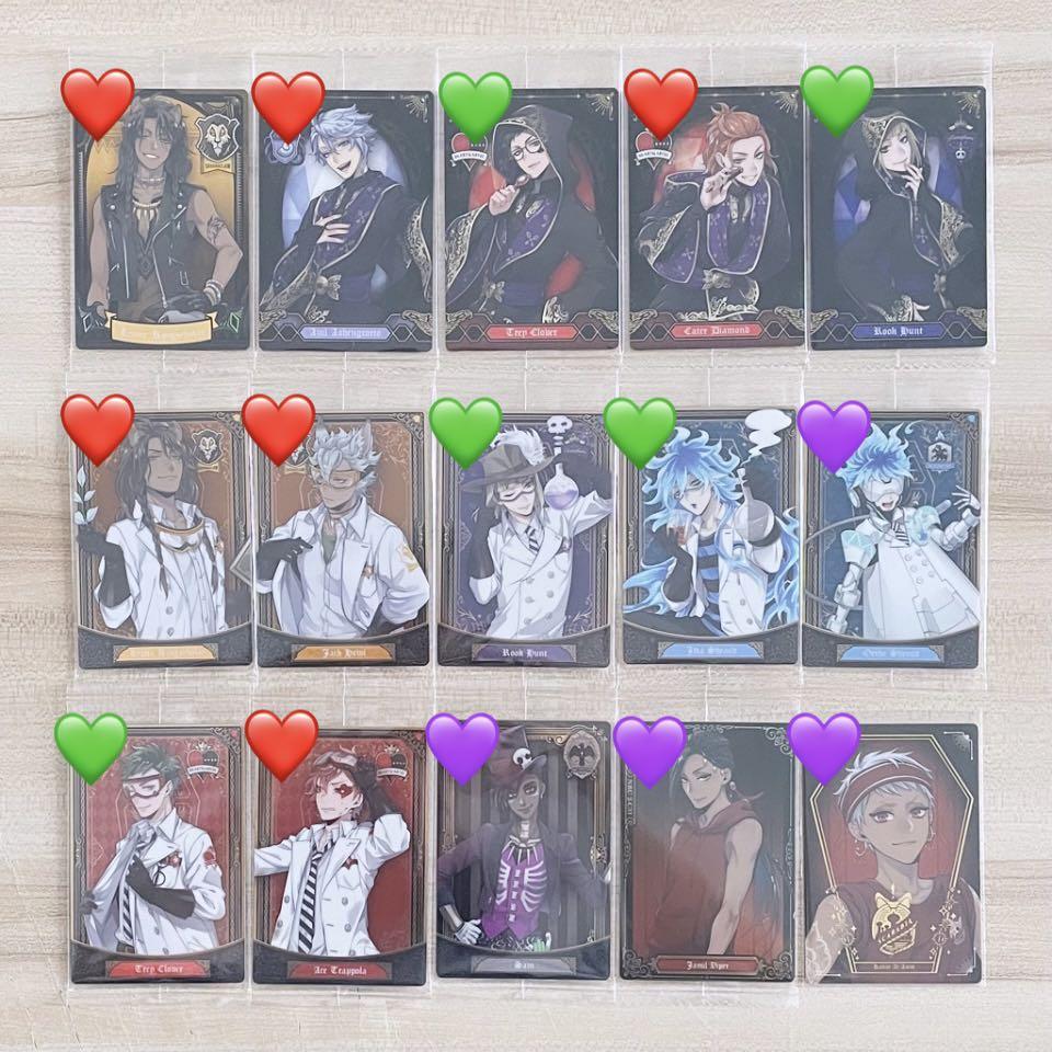 [TWST] Twisted Wonderland merchandise wafer cards metal cards shikishi ...