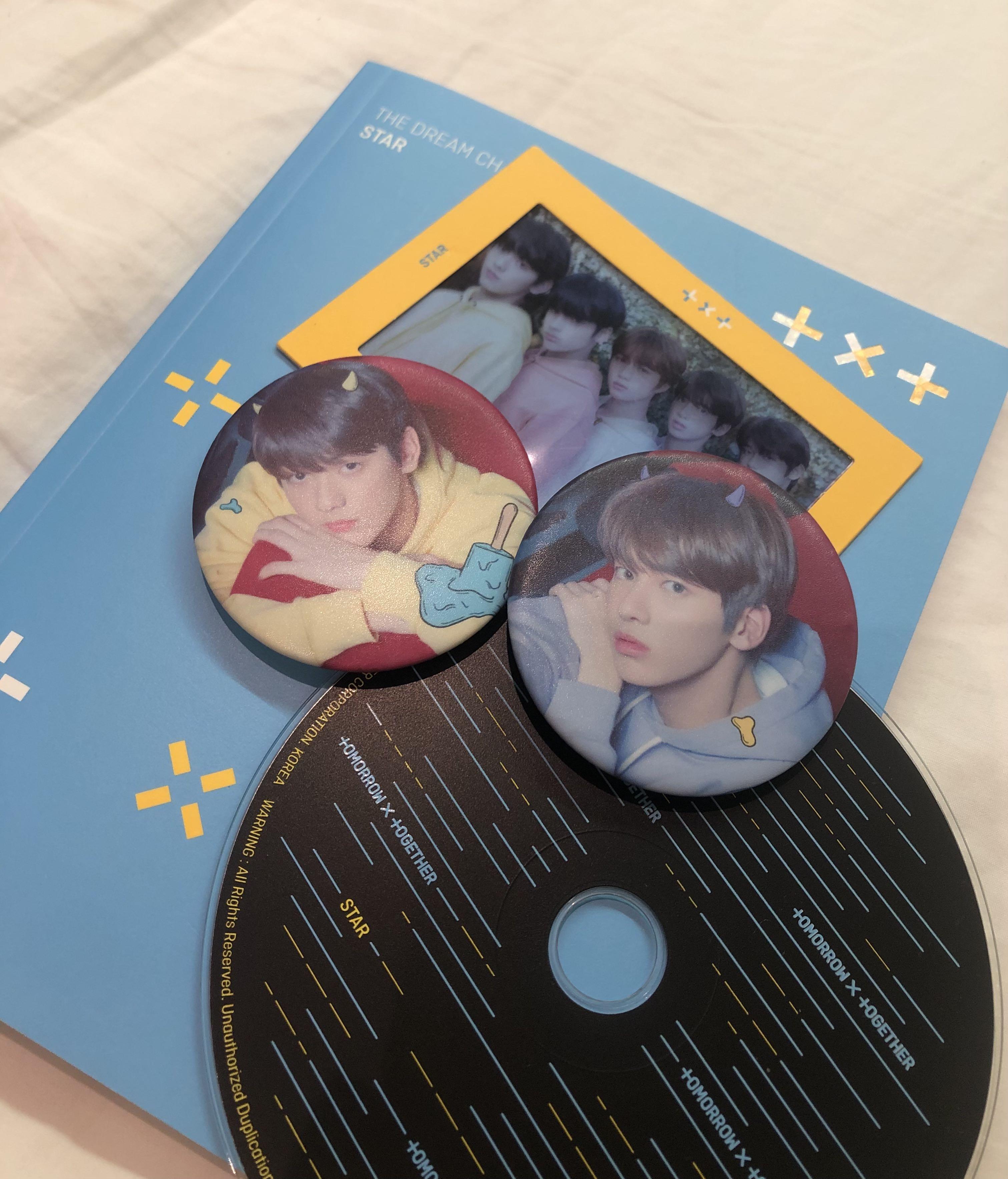 TXT TAEHYUN & SOOBIN BADGES, Hobbies & Toys, Memorabilia & Collectibles ...