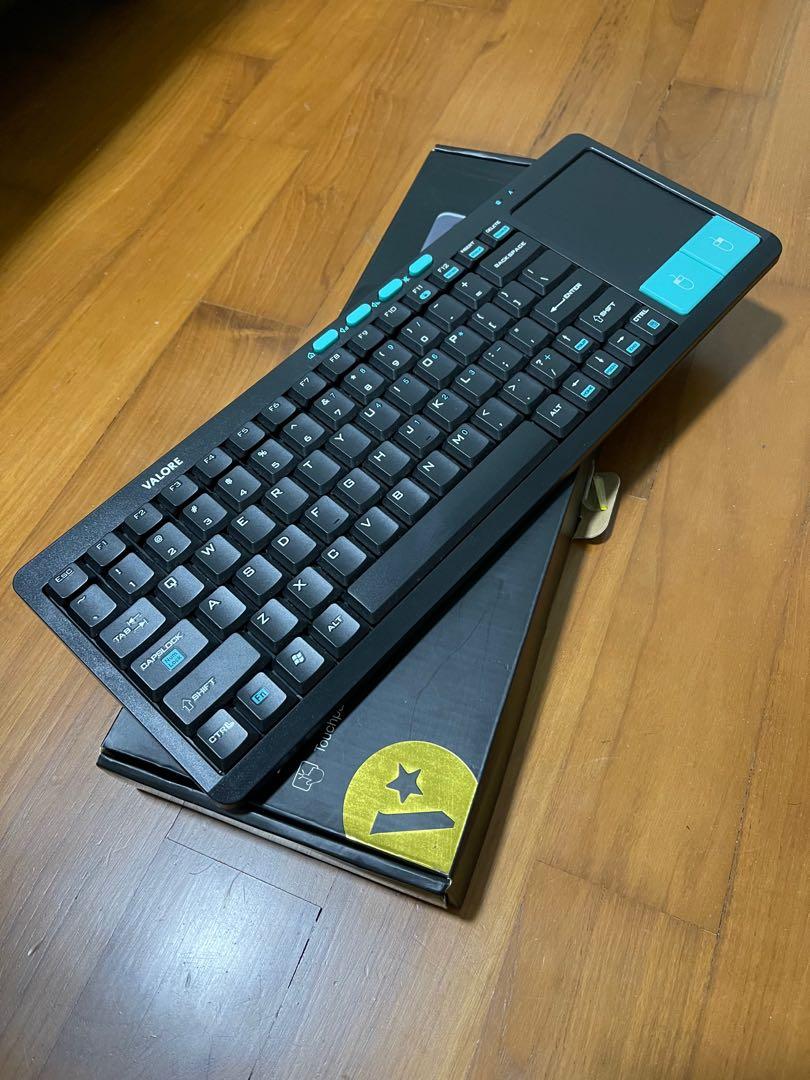 Valore wireless keyboard with touchpad, Computers & Tech, Parts & Accessories, Computer Keyboard ...