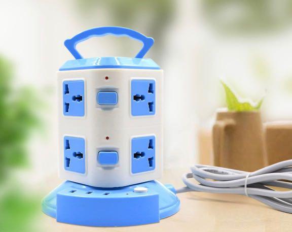 Vertical Socket Tower Multi Plug Extension, TV & Home Appliances ...