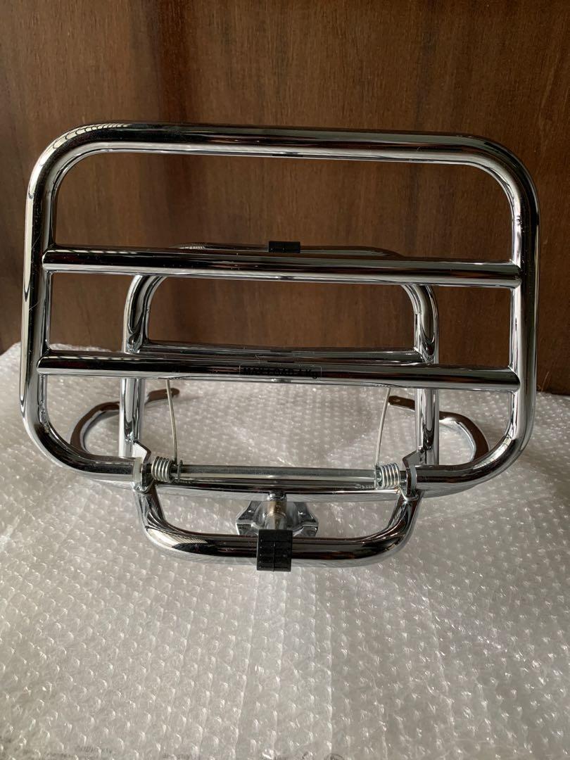Vespa Carrier Rack, Motorcycles, Motorcycle Accessories on Carousell