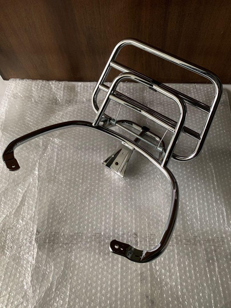 Vespa Carrier Rack, Motorcycles, Motorcycle Accessories on Carousell