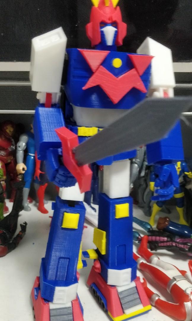 VOLTES V ACTION FIGURE(3D DESIGN)(ARTICULATED), Hobbies & Toys, Toys ...