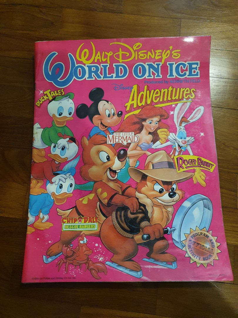 Walt Disney's World on Ice Program Booklet (1993), Hobbies & Toys ...