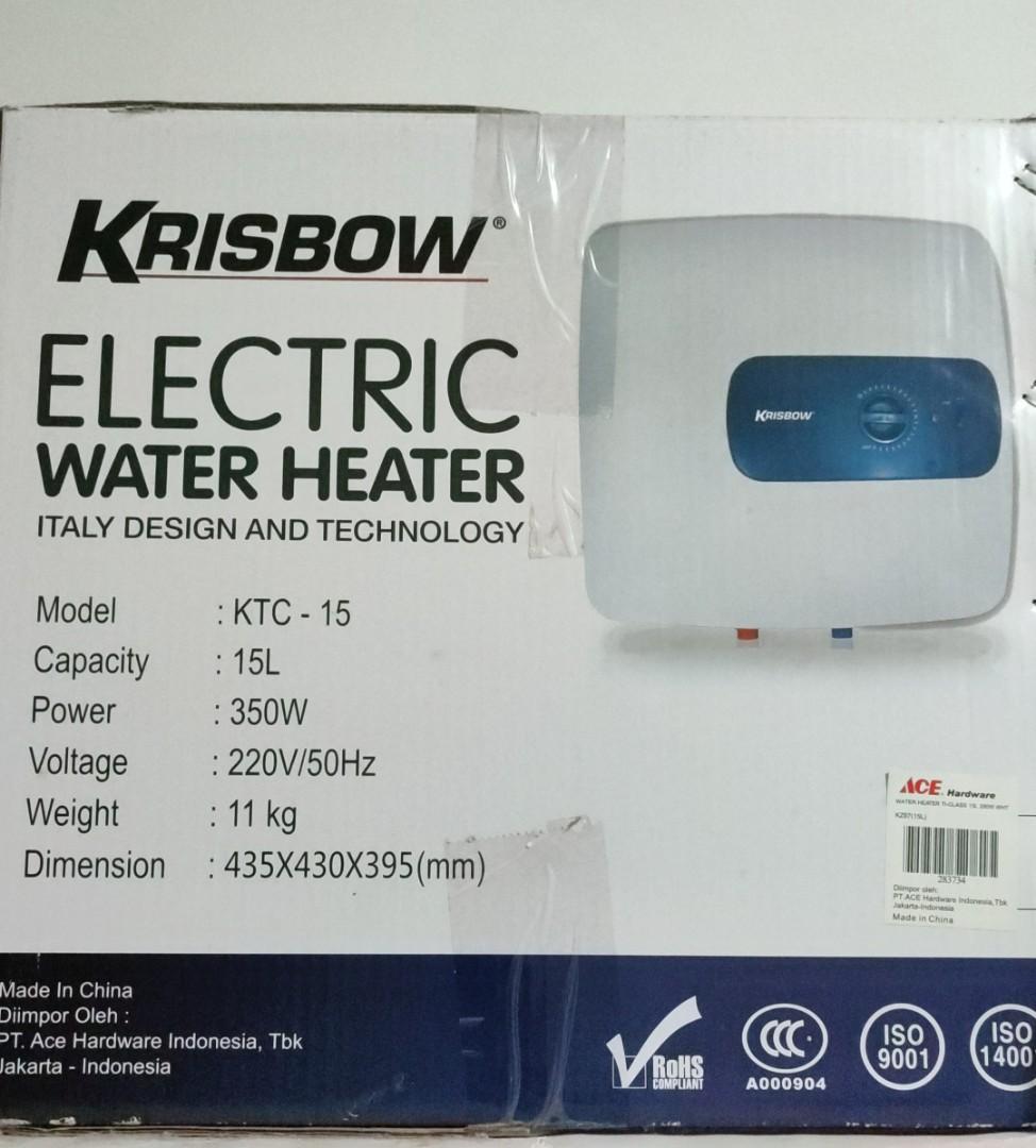 Water Heater krisbow, Elektronik, Lainnya di Carousell