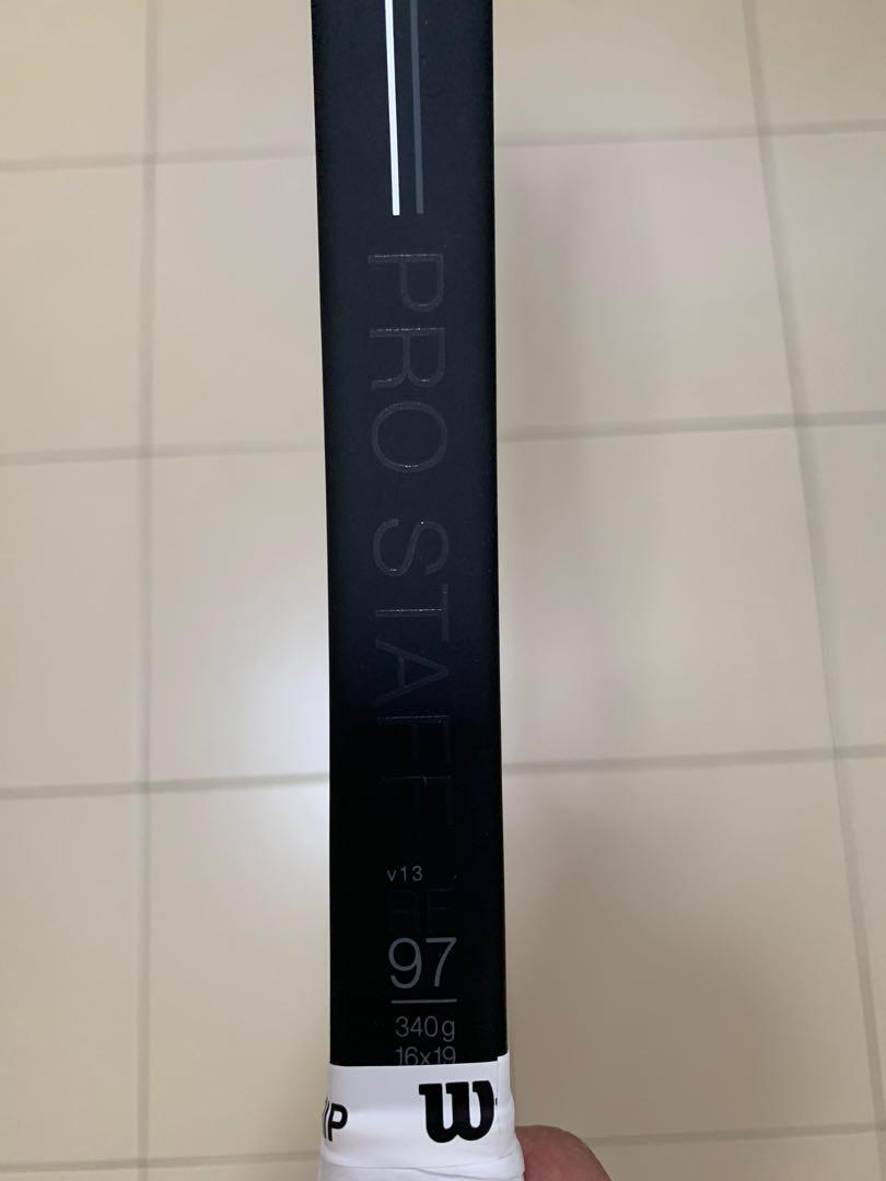 Wilson Pro Staff RF97 v13 tennis racquet, Sports Equipment, Sports ...