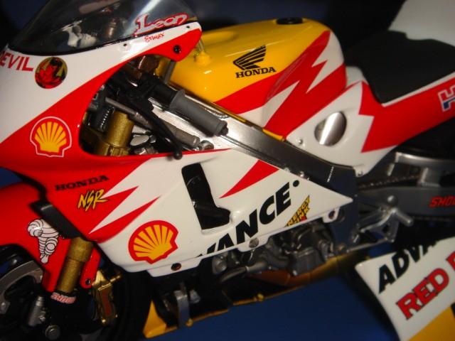 1/12 MINICHAMPS HONDA NSR 500 SHELL RED DEVIL 500cc GP 2001 #9 LEON ...