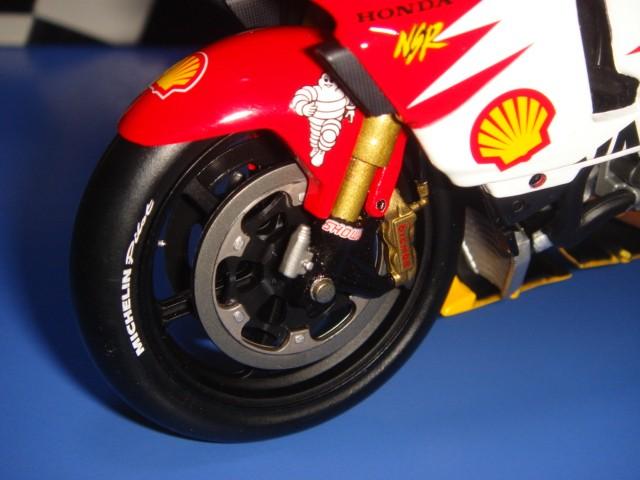 1/12 MINICHAMPS HONDA NSR 500 SHELL RED DEVIL 500cc GP 2001 #9 LEON ...