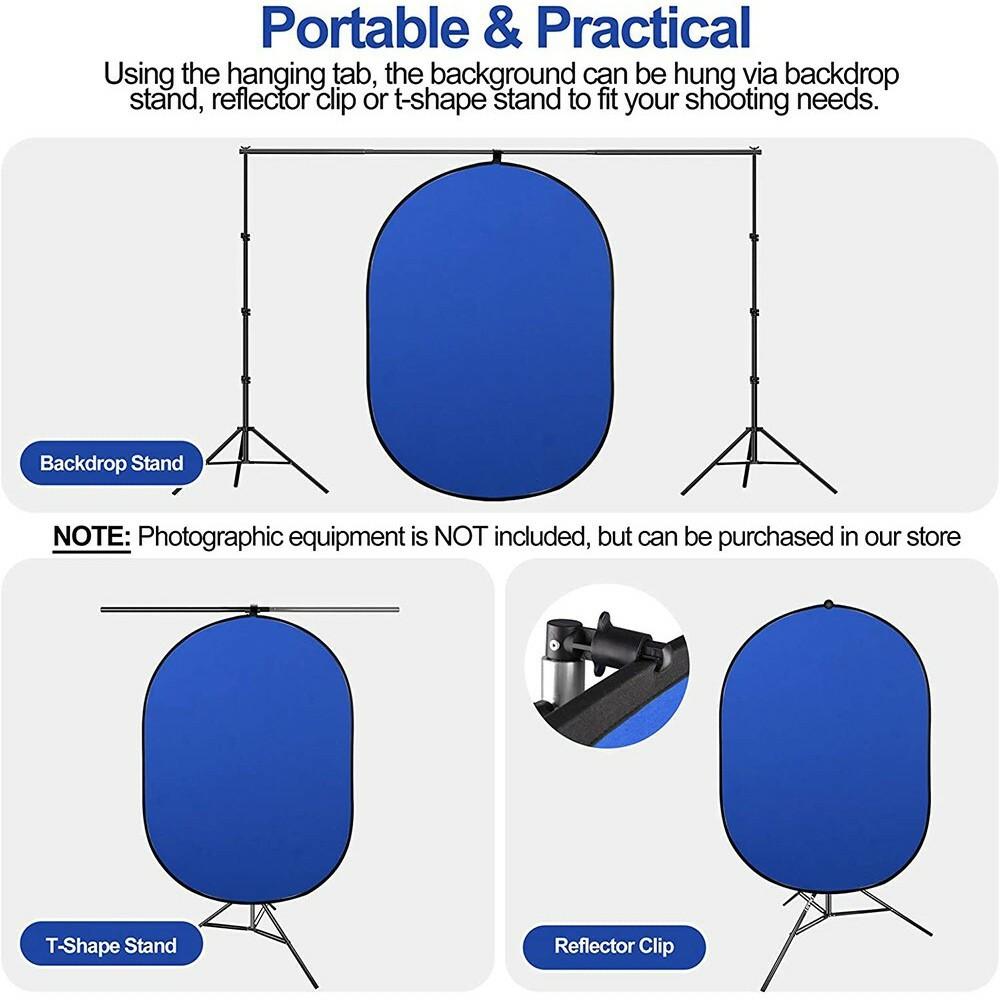 2 In 1 Green Screen Blue Screen Photo Background Photography Backdrops ...