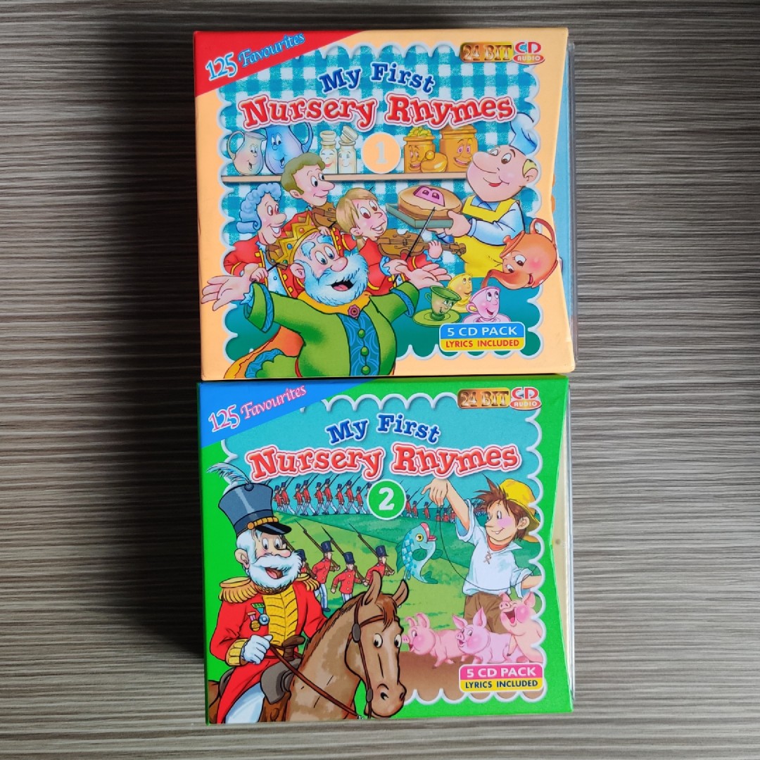 (2Sets/10CD) Nursery Rhymes, Hobbies & Toys, Music & Media, CDs & DVDs ...
