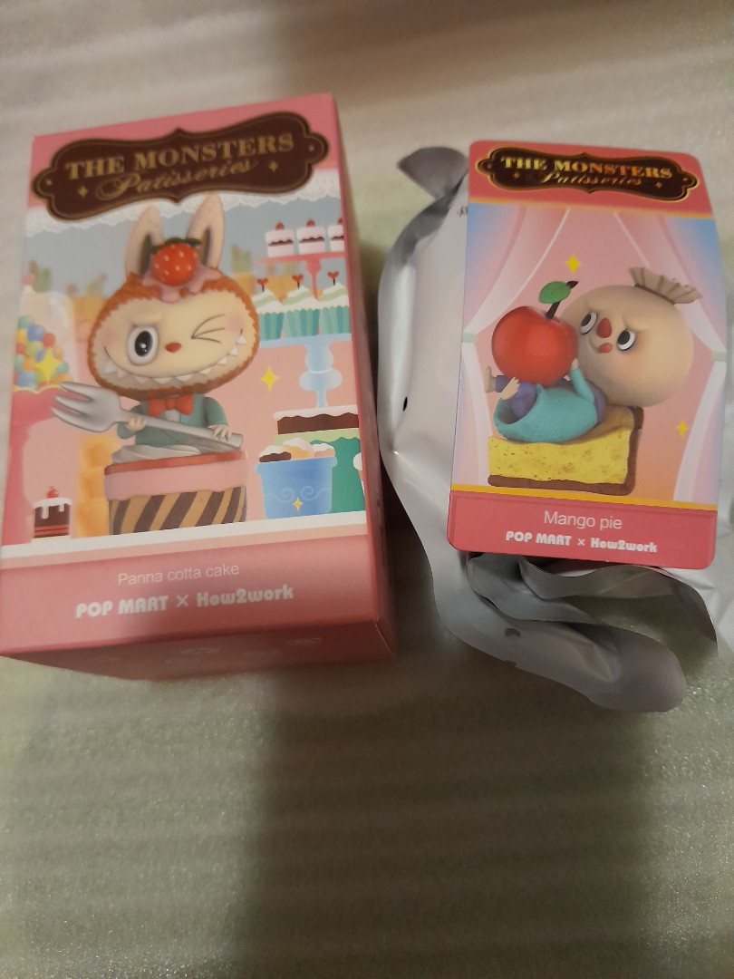 Labubu 芒果派 Mango Pie Spooky 甜品 The Monsters Patisseries How2Work Pop ...