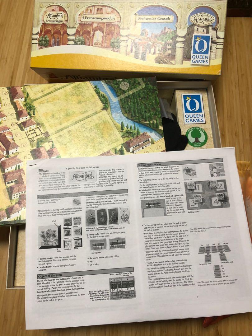 Alhambra Board Game - The Family Box edition, Hobbies & Toys, Toys ...