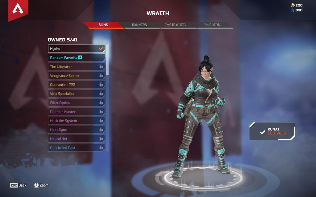 Apex Legends Wraith Heirloom Account (PC), Video Gaming, Gaming ...