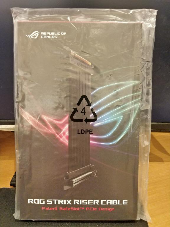 全新ASUS ROG Strix Riser Cable, 電腦＆科技, 手提電腦 - Carousell