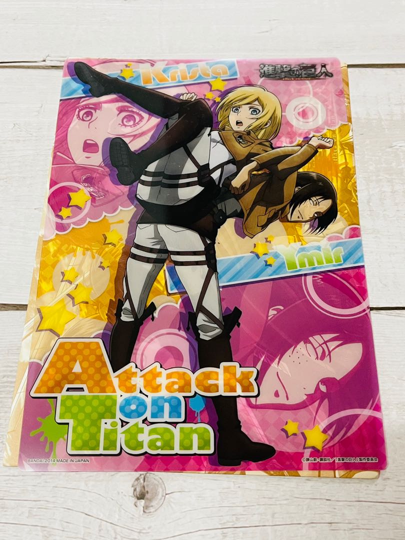 Attack on Titan Plastic Board, Hobbies & Toys, Toys & Games on Carousell