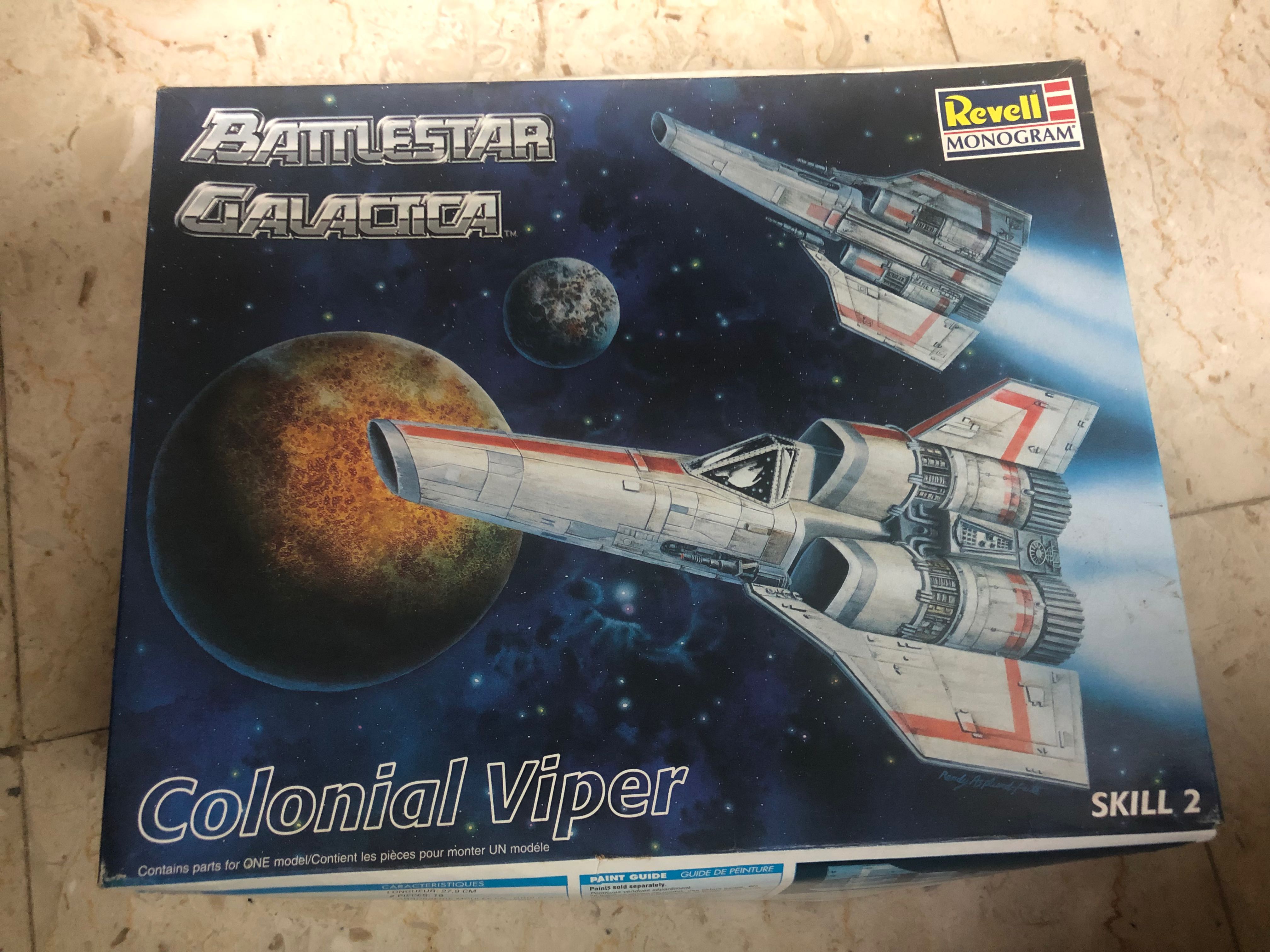 Battlestar Galactica: Colonial Viper model kit by Revell Monogram ...