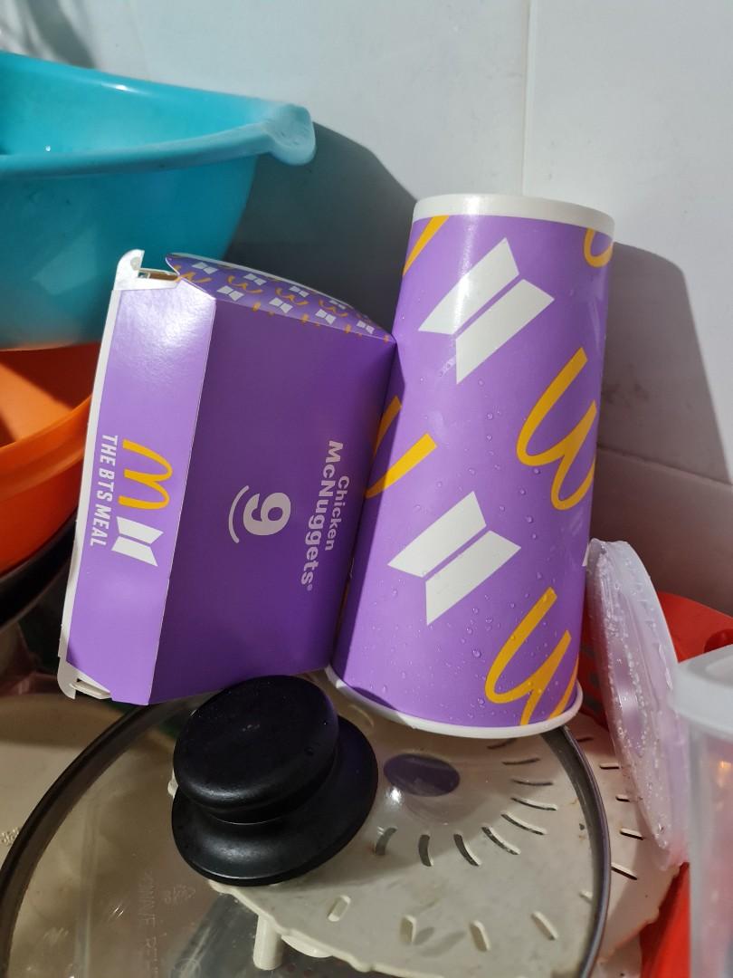 BTS McDonald's Meal packaging, Hobbies & Toys, Memorabilia ...