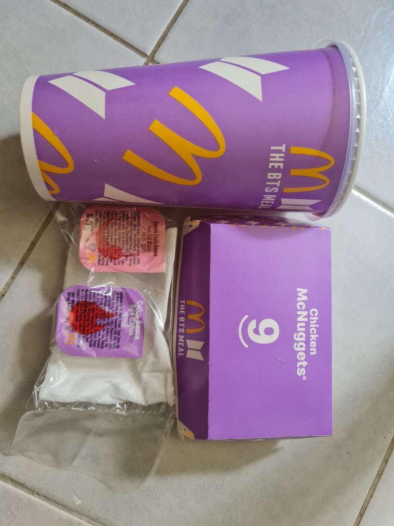 BTS McDonald's Meal packaging, Hobbies & Toys, Memorabilia ...