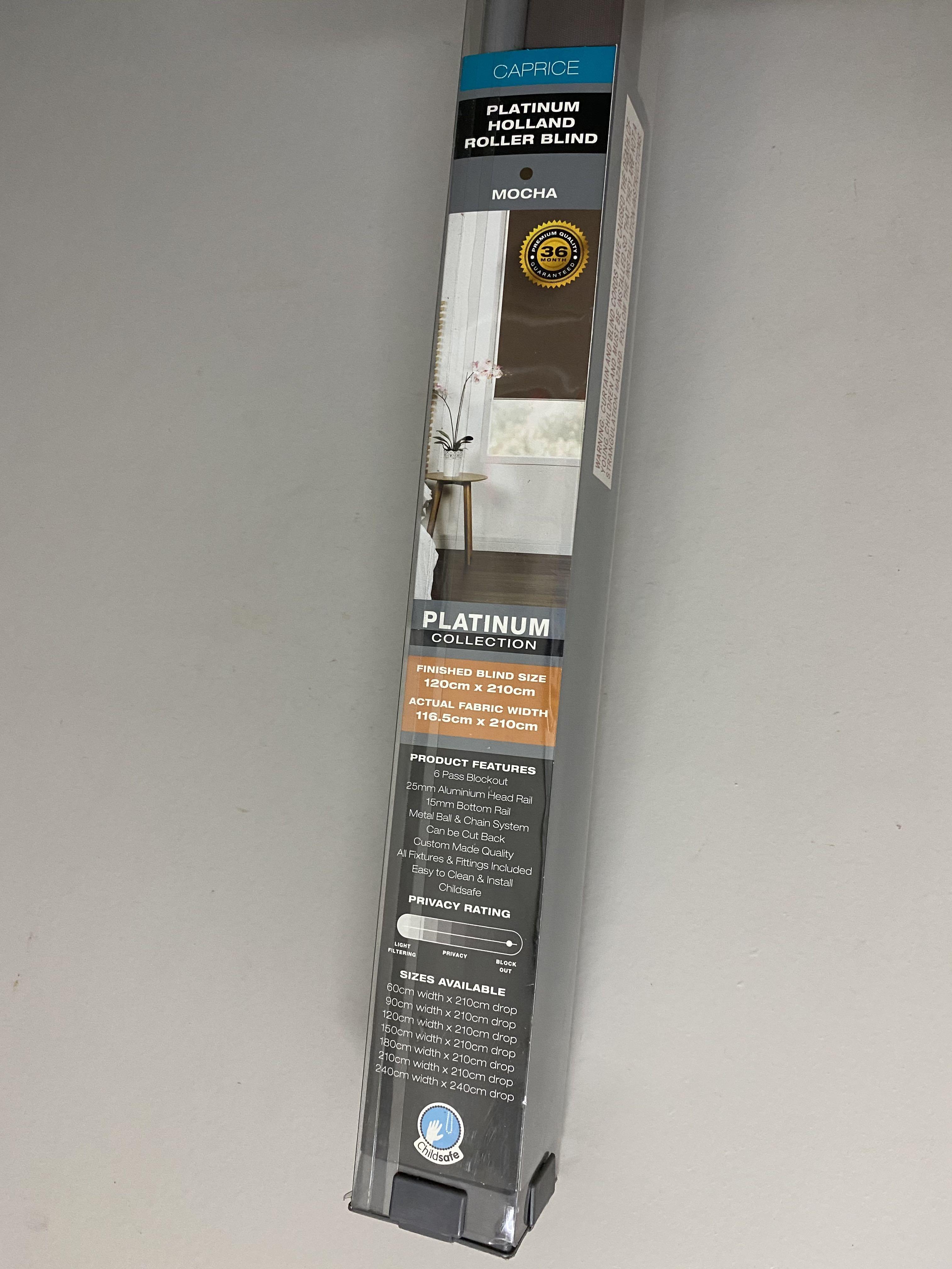 Caprice Platinum Holland Roller Blind, Furniture & Home Living, Home ...