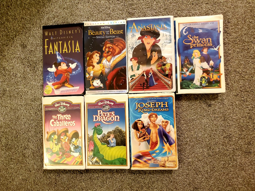 Classic Disney & DreamWorks VHS Collectible Vintage Movies *$10 for ALL ...