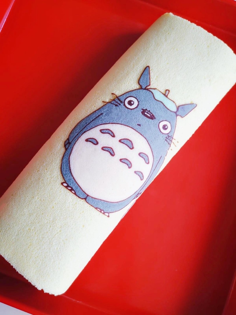 Cute hand drawing Swiss Roll, Food & Drinks, Homemade Bakes on Carousell