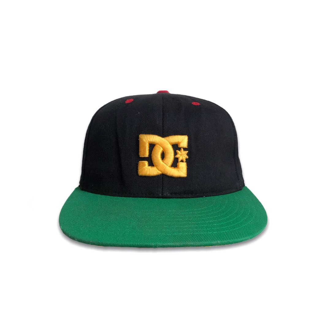 DC Skateboard Rasta Colorway Fitted Cap, Men's Fashion, Watches ...