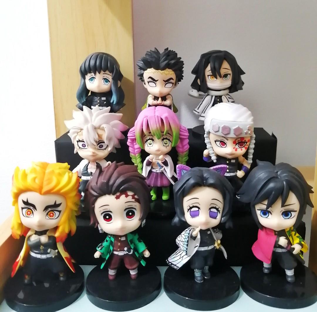Demon Slayer Hashira Figures With Tanjiro, Hobbies & Toys, Toys & Games ...