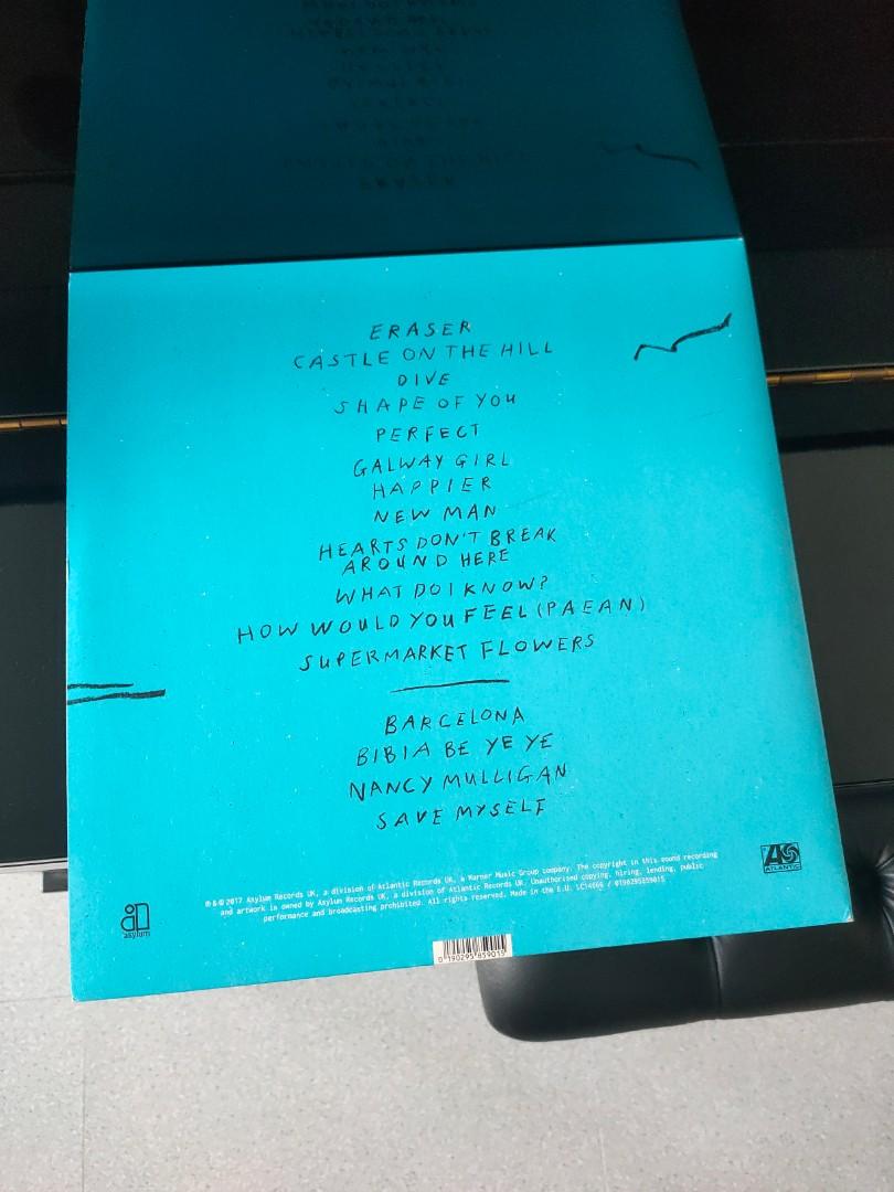 Ed Sheeran Divide Record Turntable, Audio, Other Audio Equipment on ...