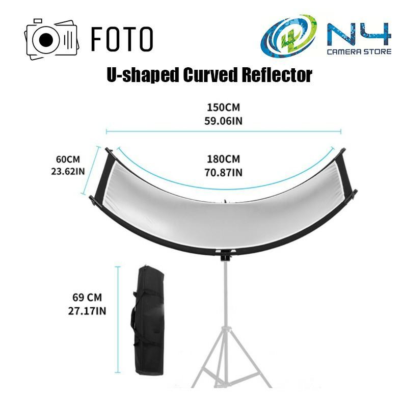 FOTO U-shaped Curved Reflector With Four Color Reflective Cloth For ...