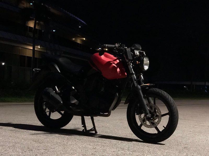 fz16 cafe racer, Motorcycles, Motorcycles for Sale, Class 2B on Carousell