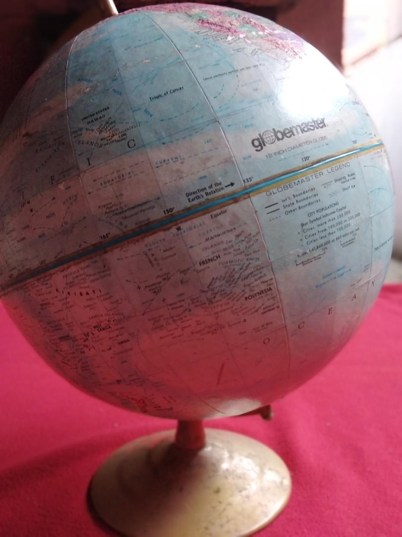 GlobeMaster 12 inch Educational Globe, Hobbies & Toys, Toys & Games on ...