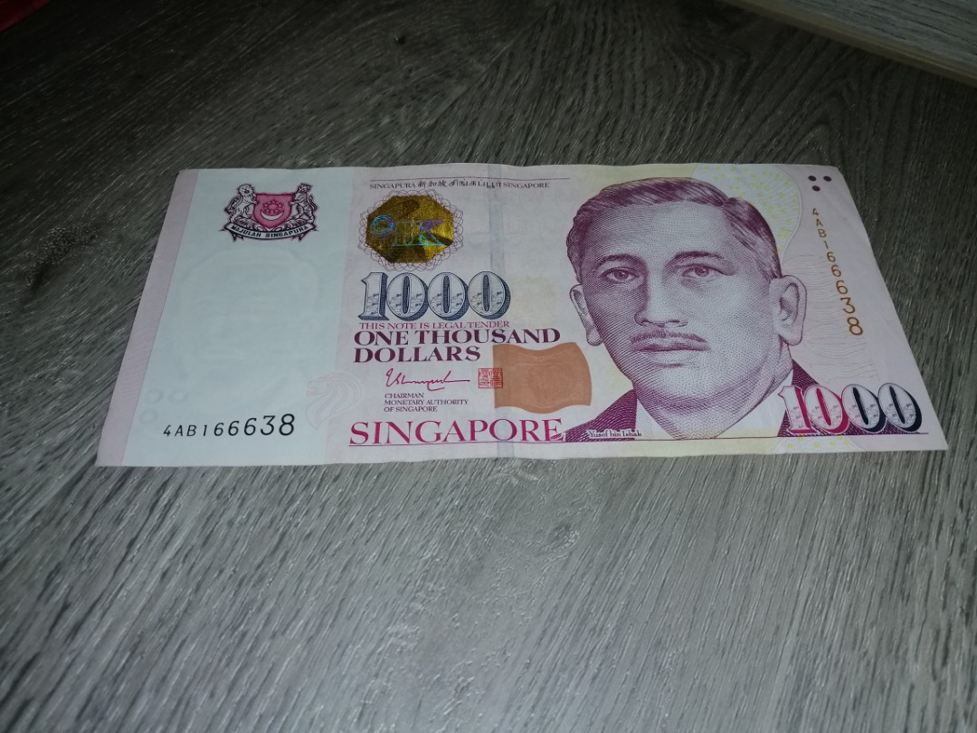 Golden Number 1000 Note, Hobbies & Toys, Memorabilia & Collectibles ...