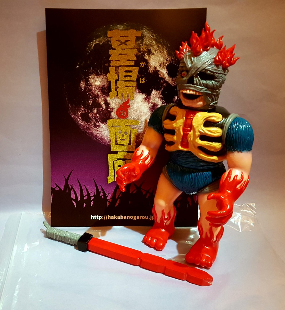 抽選限定，HAKABA no HAKAMORI 墓地墓守，鬼太郎配色 ，墓場画廊 x Keith toy work，Sofubi 搪膠公仔, 興趣及遊戲, 玩具 & 遊戲類 - Carousell