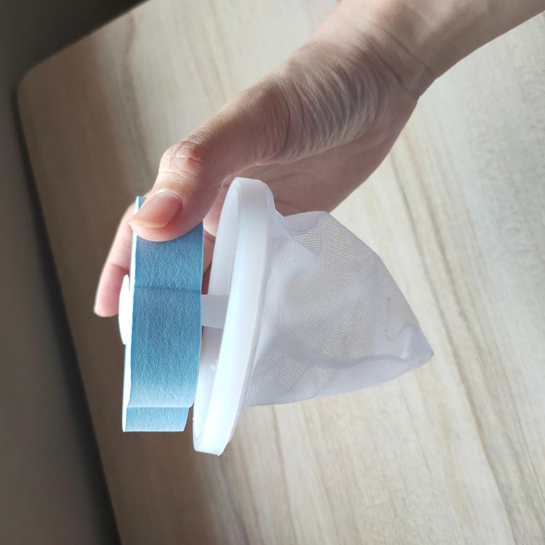Home Floating Hair Catcher Mesh Pouch Washing Machine Laundry Bag ...