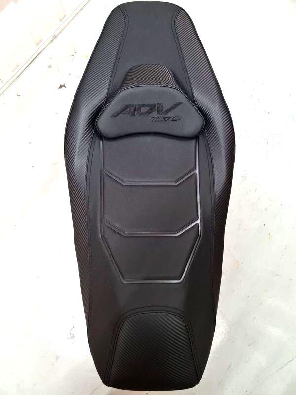 Honda ADV 150 Custom Cut Lowered Seat Upholstery Embroidery, Car ...