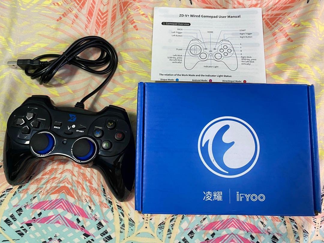 IFYOO ZD-V+ Vibration-Feedback USB Wired Gamepad Controller Joystick ...
