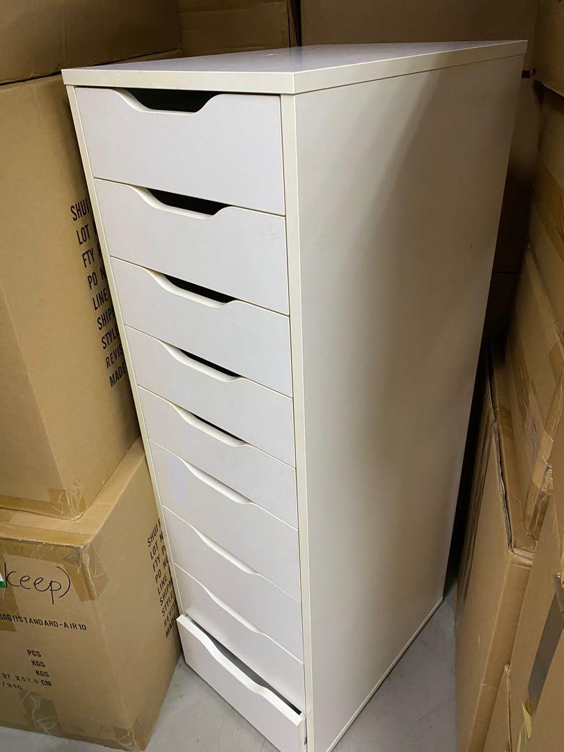 IKEA ALEX 9 Drawer Unit, Furniture & Home Living, Furniture, Shelves ...
