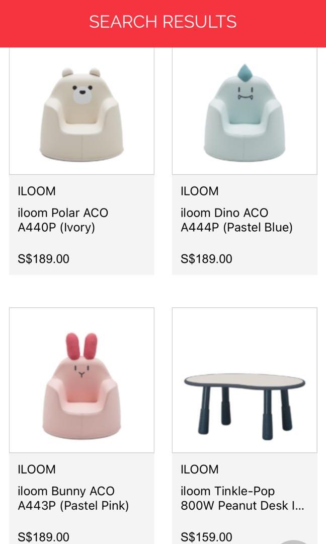 iloom Dino + bunny, Babies & Kids, Baby Nursery & Kids Furniture, Kids' Tables & Chairs on Carousell