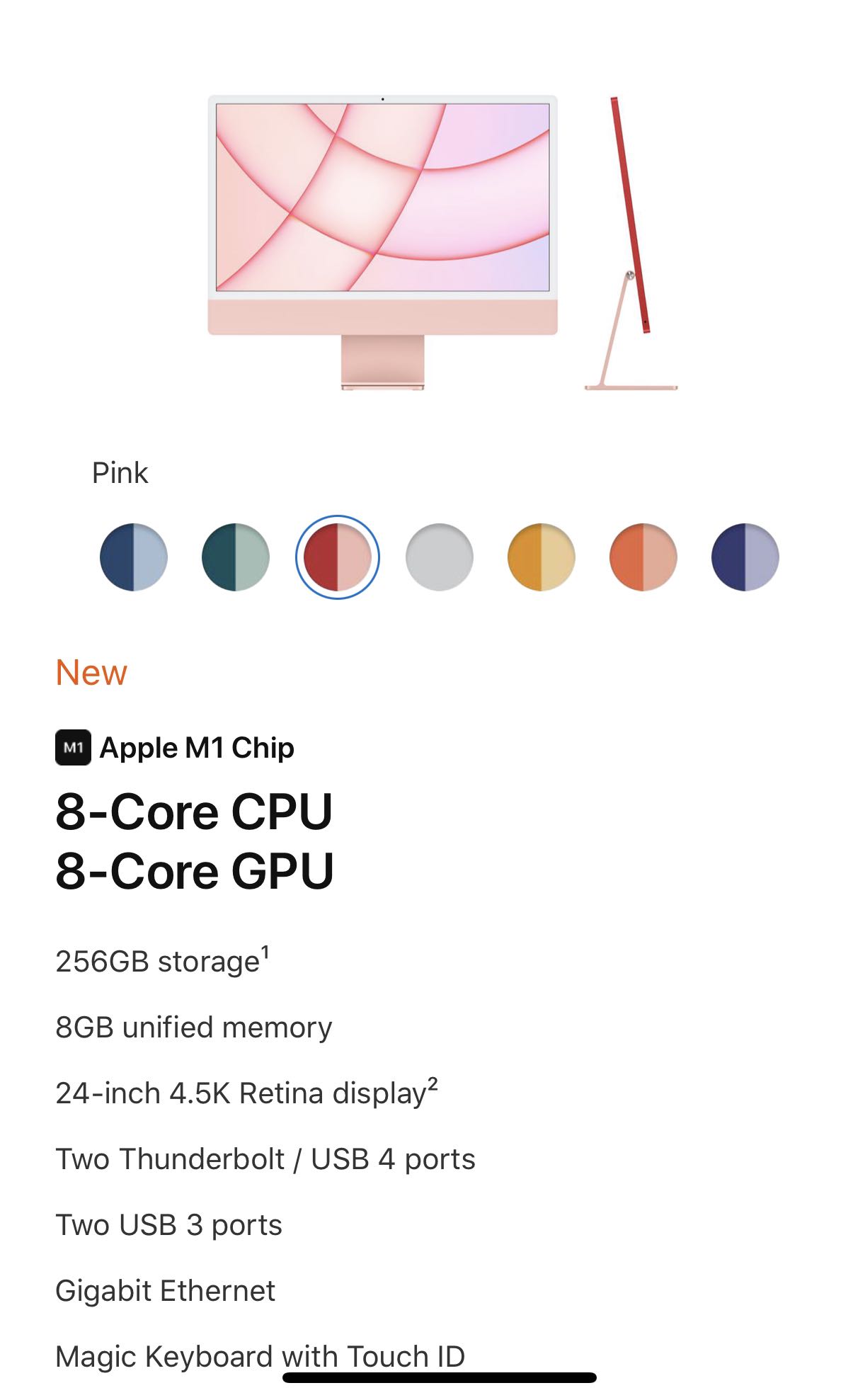 Imac 2021 Pink, Computers & Tech, Desktops on Carousell