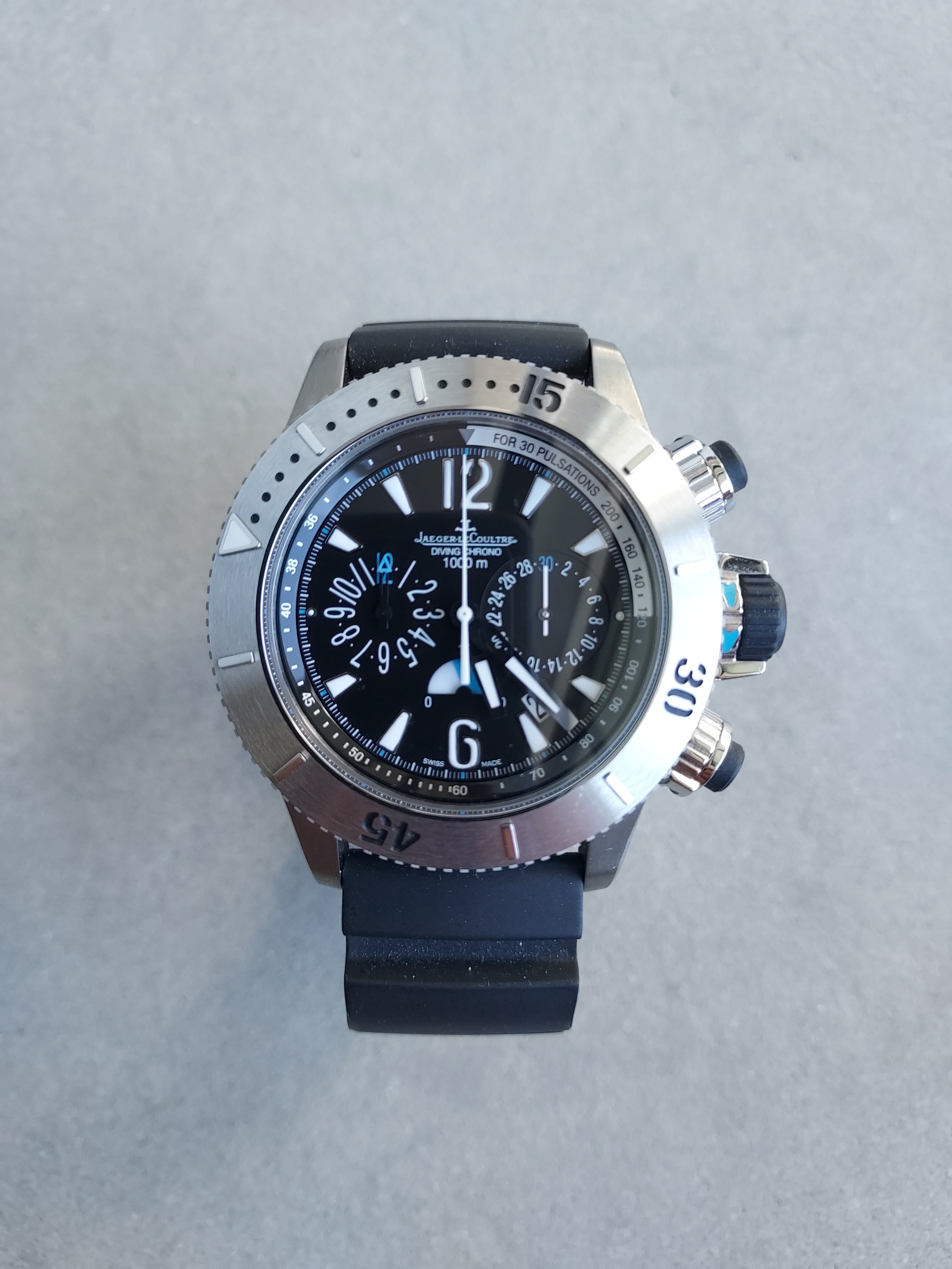 Jaeger lecoultre Diving Master Compressor Chronograph & GMT, Luxury ...