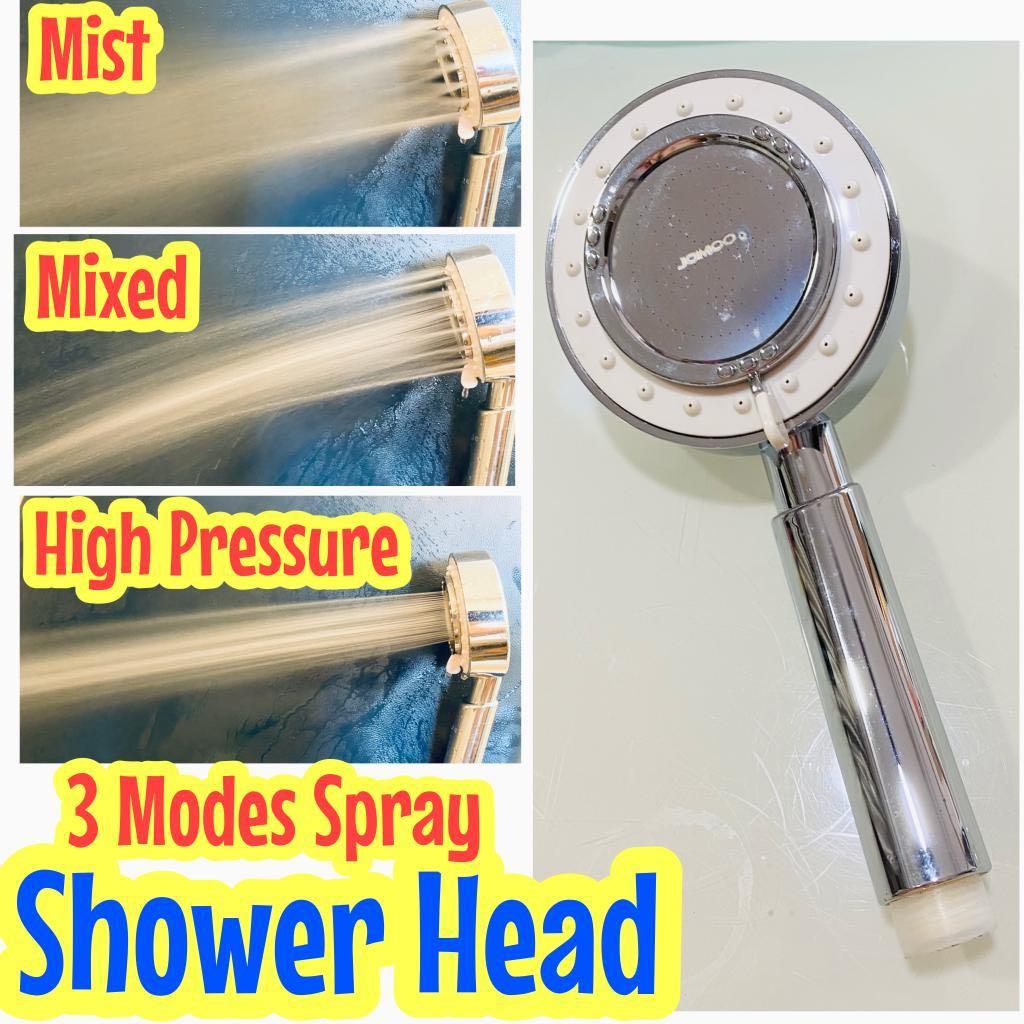 L JOINT - Shower Head Hand Held . 3 Modes Spray Wall Mount L joint ...