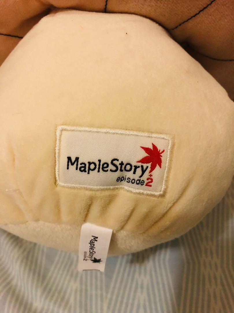 MapleStory. Original merchandise. Orange mushroom stuffed plush toy ...
