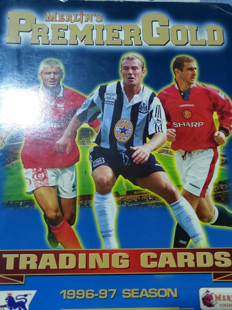 Merlin premier gold soccer trading cards year 1996-1997, Hobbies & Toys ...