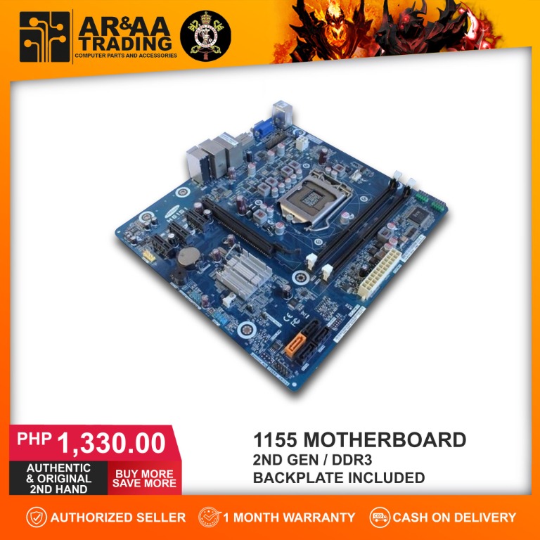 Motherboard Intel 1155 Assorted Brands, Computers & Tech, Parts ...