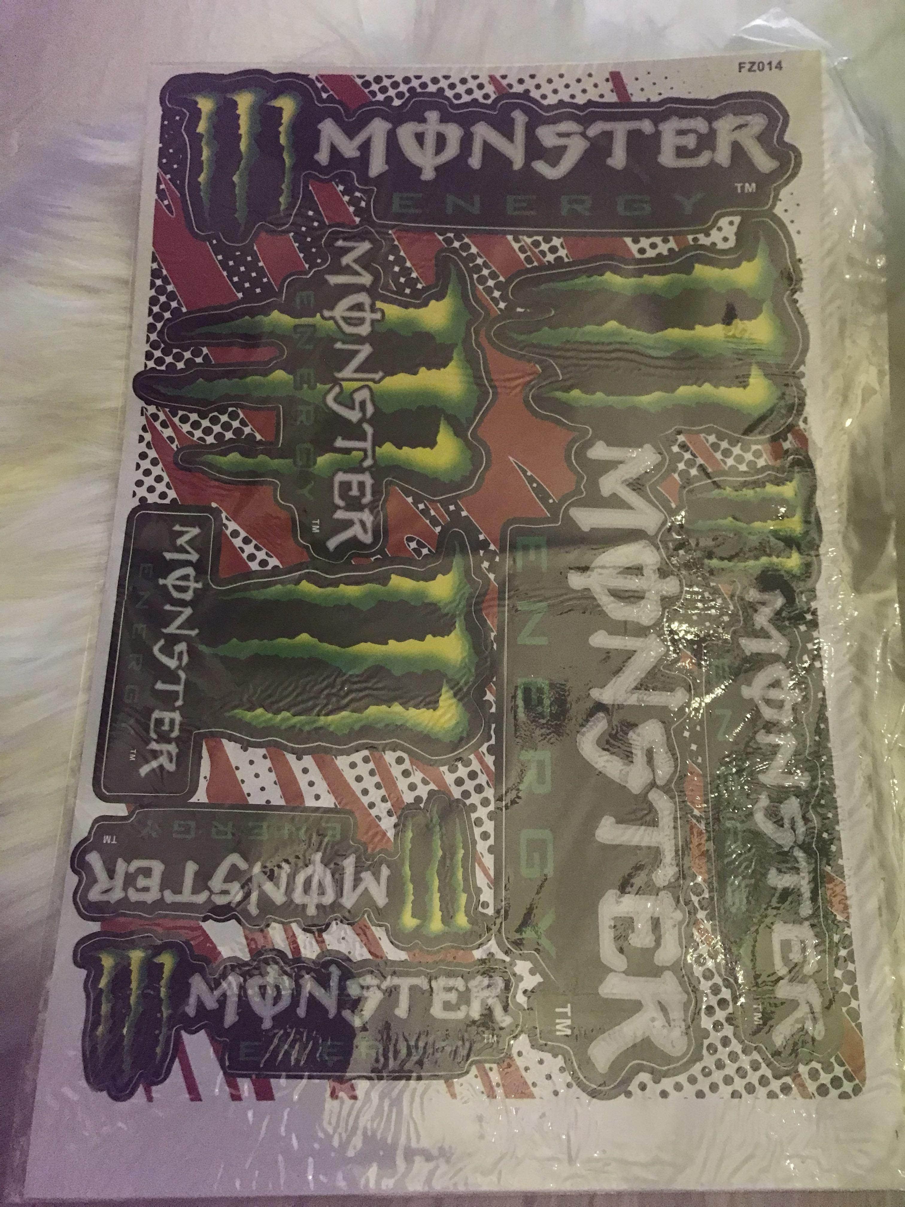 Motorcycle Sticker Decal Strip Monster, Motorcycles, Motorcycle ...