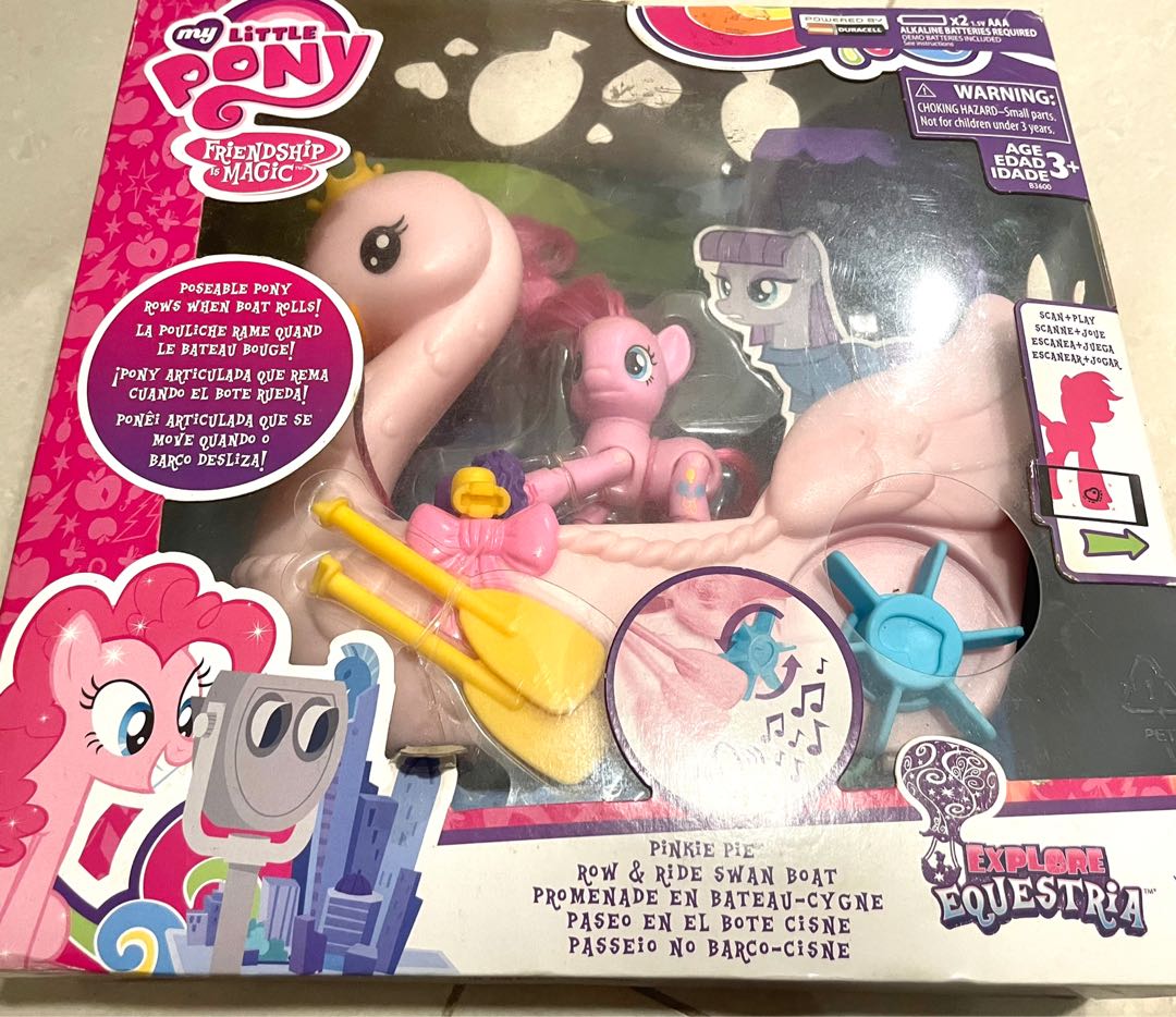 My Little Pony - Row&Ride Swan Boat, Hobbies & Toys, Toys & Games on ...