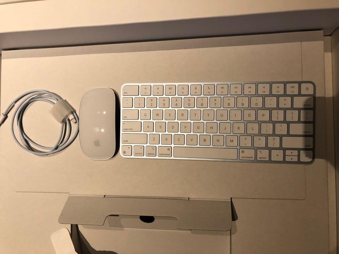 New Apple Magic Keyboard + Magic Mouse + usbc cable, 手提電話, 平板電腦, 平板電腦 ...